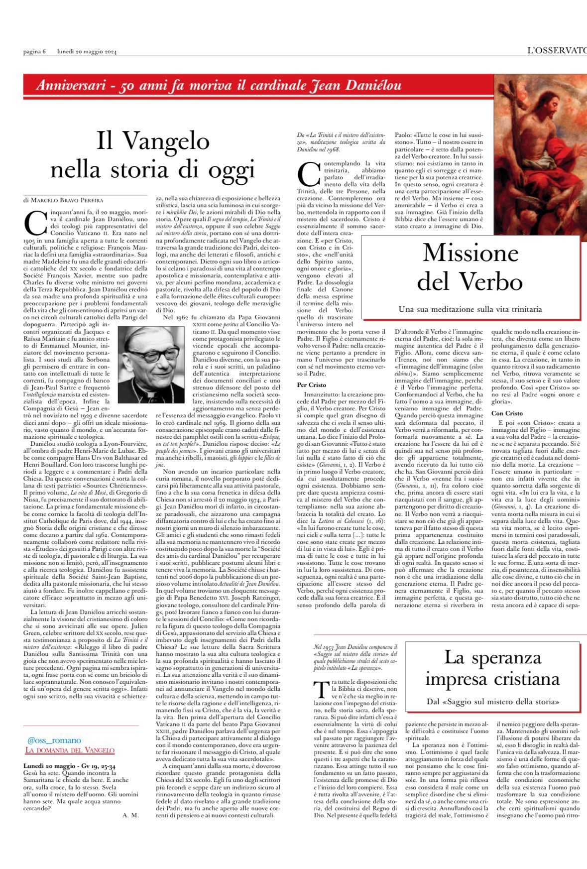 Il vangelo nella storia di oggi – Gruppo di ricerca "Cardinal Daniélou"